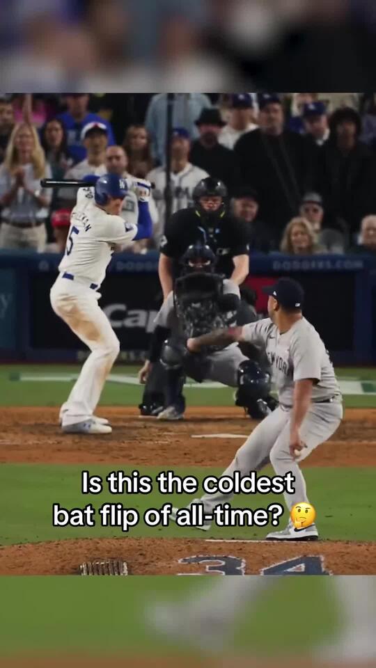Freddie Freeman was stoic after hitting a walkoff grand slam in the world series via MLB dodgers ...