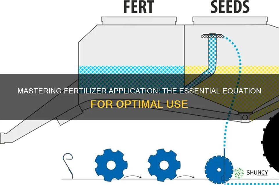 Mastering Fertilizer Application: The Essential Equation For Optimal ...