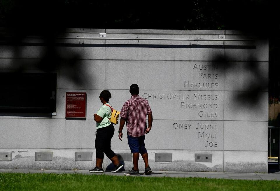 Philadelphia sues after slavery exhibits were taken down from President ...