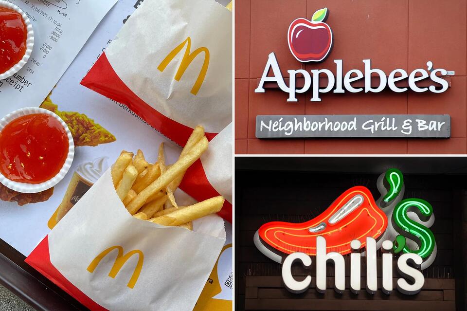 Chili’s and Applebee’s woo inflation-weary diners as fast food prices ...