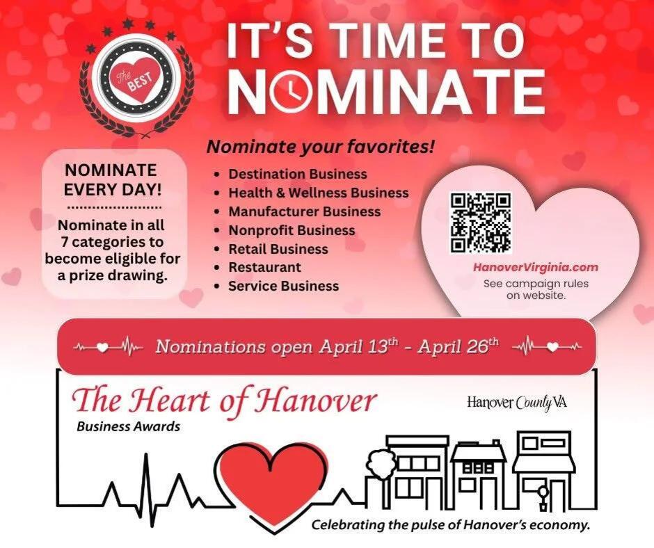 📢 Vote Now: Heart of Hanover Business Awards Open Through May 17 ...