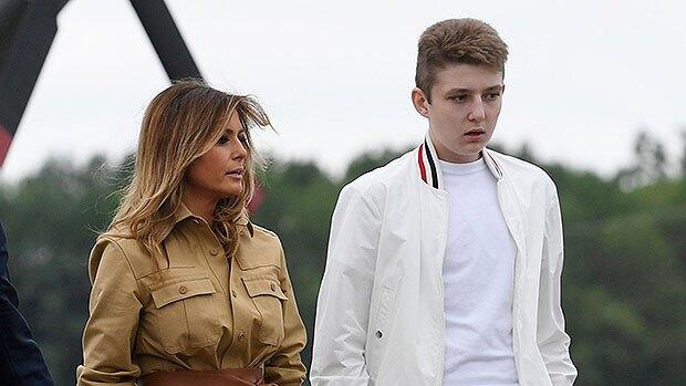 Barron Trump, 15, Is So Much Taller Than Mom Melania In New Photos ...