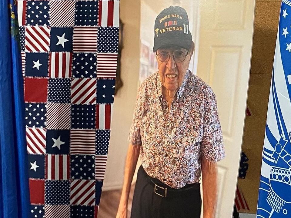 Las Vegas community celebrates life of 101-year-old World War II veteran