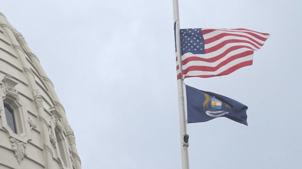Why are the flags lowered to half-staff in Michigan? - NewsBreak