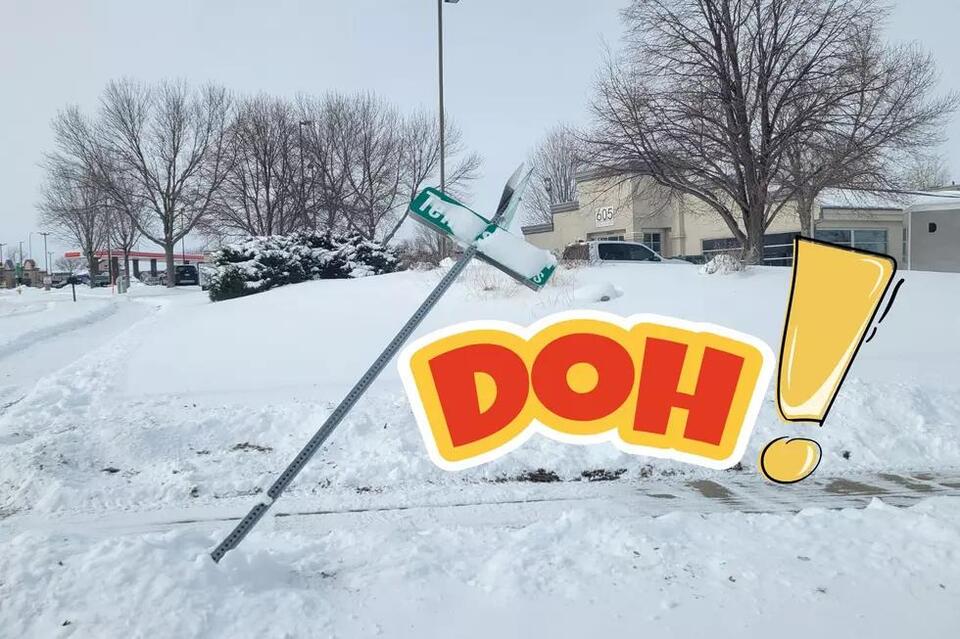 Sioux Falls Street Signs Take Beating During Snow Events - NewsBreak
