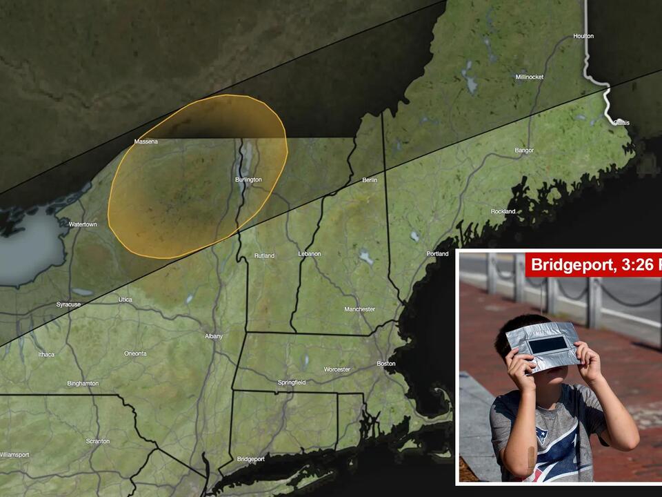 What time to watch the solar eclipse in Connecticut