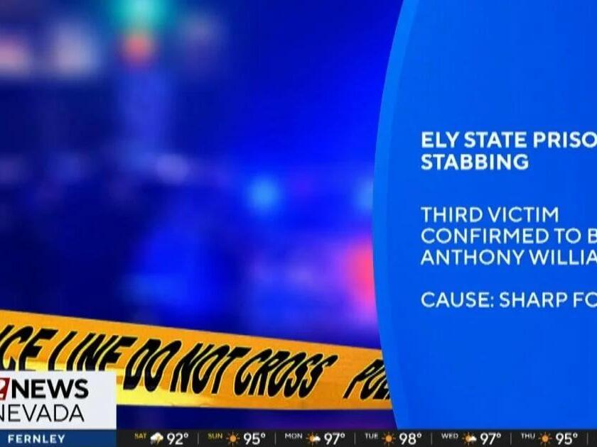 Third victim identified in Ely State Prison fight