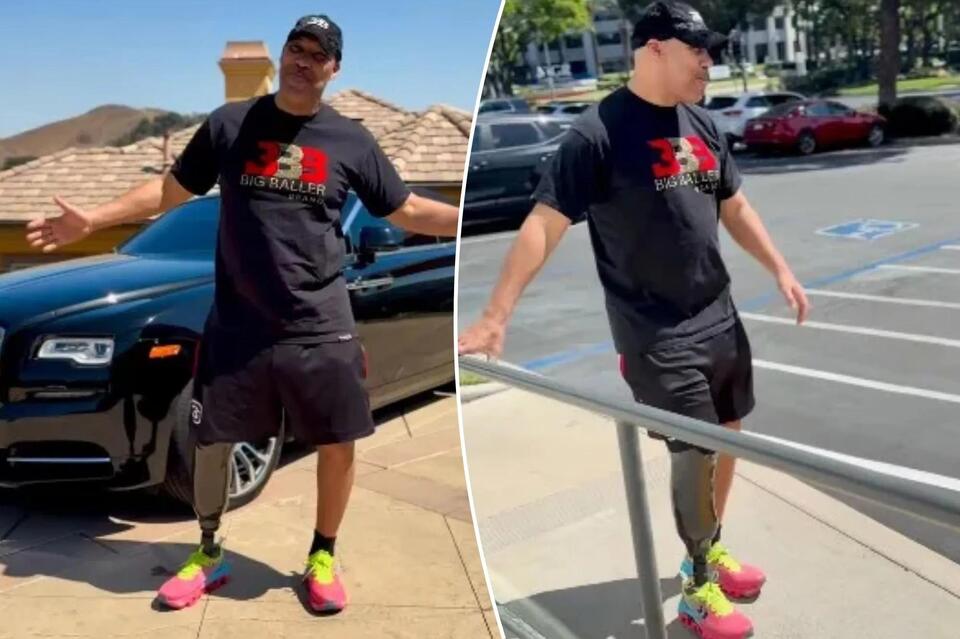 LaVar Ball shows off prosthetic leg in new videos months after ...