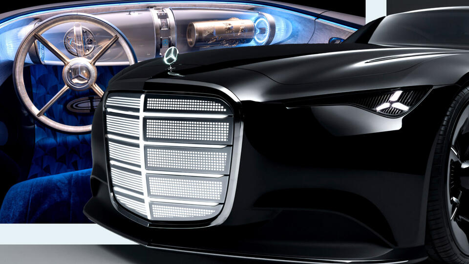 Mercedes’ Futuristic Grand Coupe Looks Like It Time-Traveled From The ...