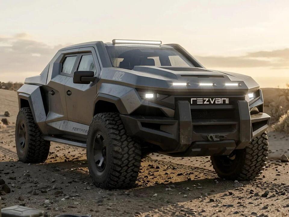 Rezvani Fortress is a F-150 Raptor on steroids loaded with military ...
