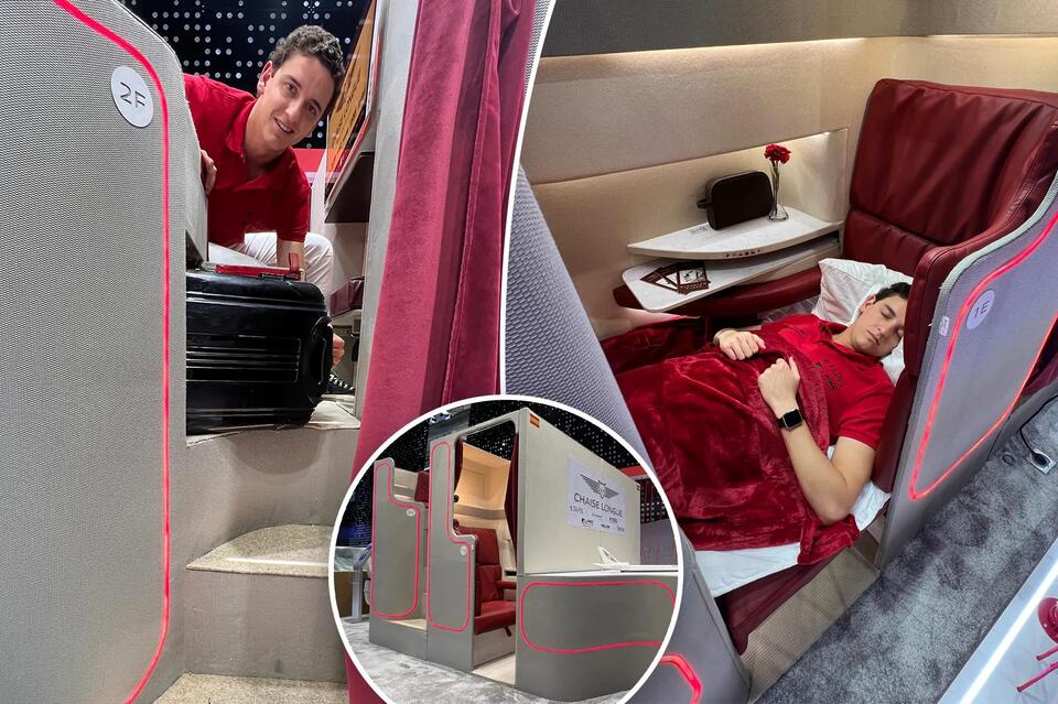 Double-decker airline seat —mocked in countless memes — now has a first-class version: ‘Fresh ...