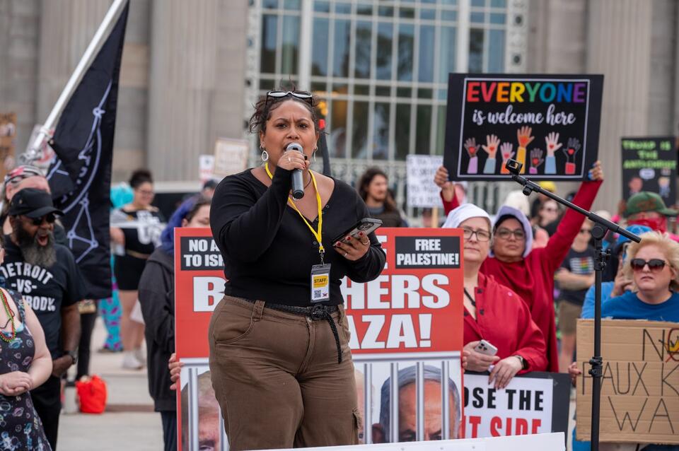 Detroit Evening Report: No Kings rally protests anti-immigration ...