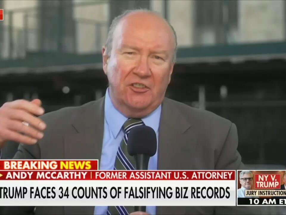 Fox News’ Andy McCarthy Slams Judge Merchan for Giving Jury ‘Menu of ...