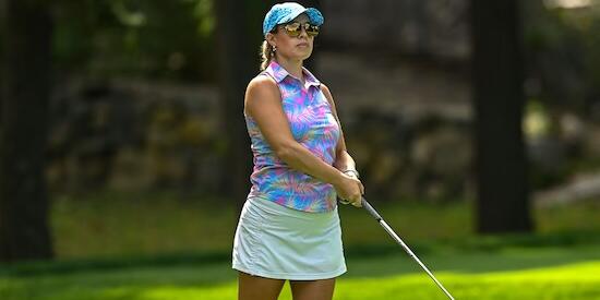 Six months pregnant, Alexandra Austin leads U.S. Women's Mid-Amateur ...