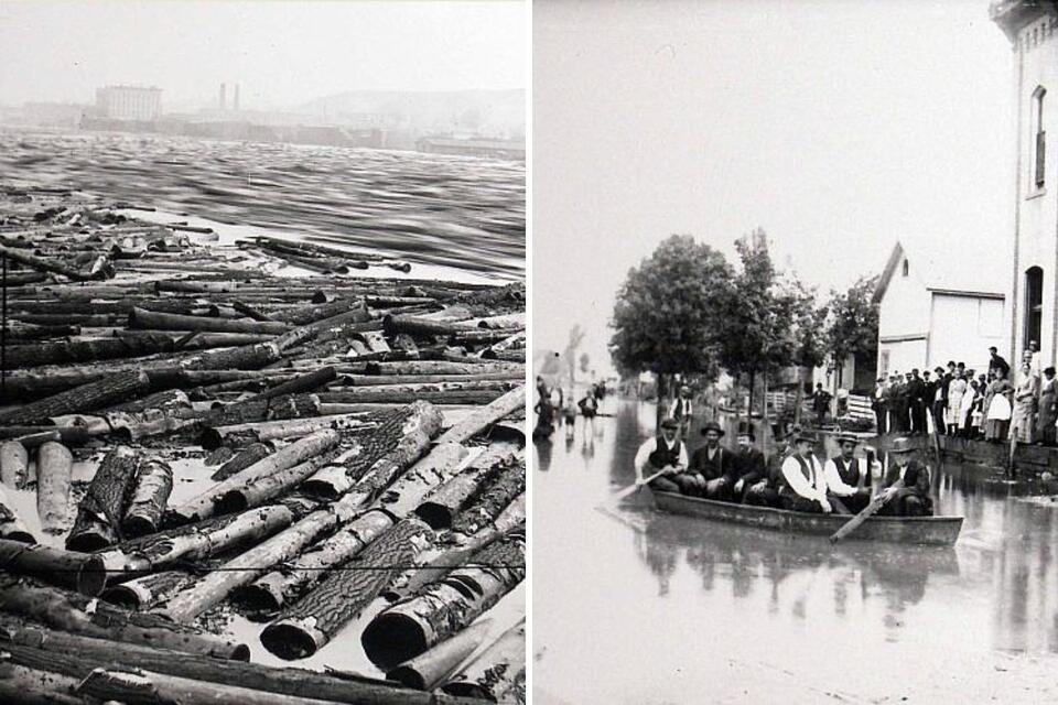 Revisiting Michigan's Worst Flood: The Great Log Jam of 1883 - NewsBreak