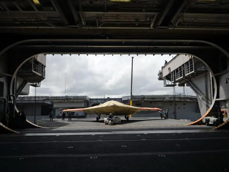 US Navy Installs First Drone Command Centre on Aircraft Carrier