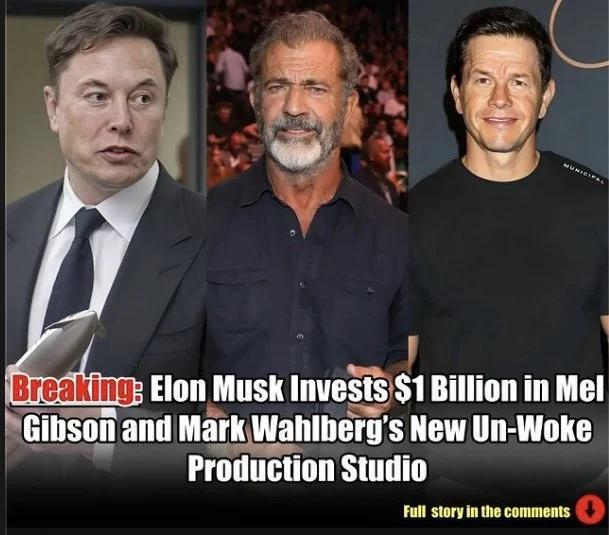 Fact Check: Elon Musk Did NOT Invest $1 Billion In Mel Gibson And Mark ...