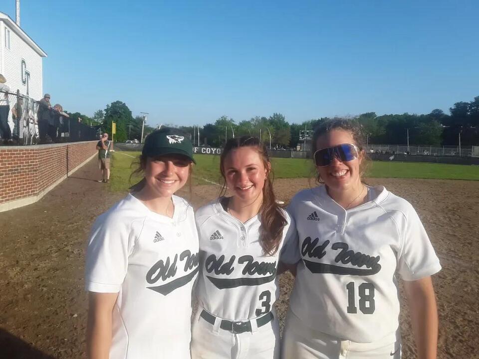 Old Town Softball Duo Come Through On Seniors Day As Coyotes Edge Orono