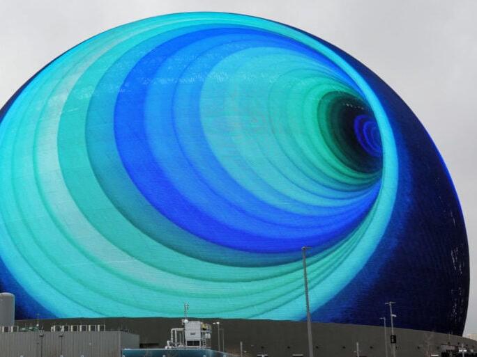 FACT CHECK: Did The Las Vegas Sphere Show The Blue Screen Of Death Due ...