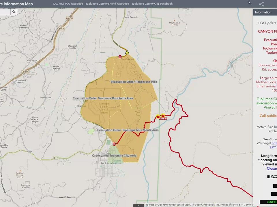 Canyon Fire latest | Friday morning wildfire update