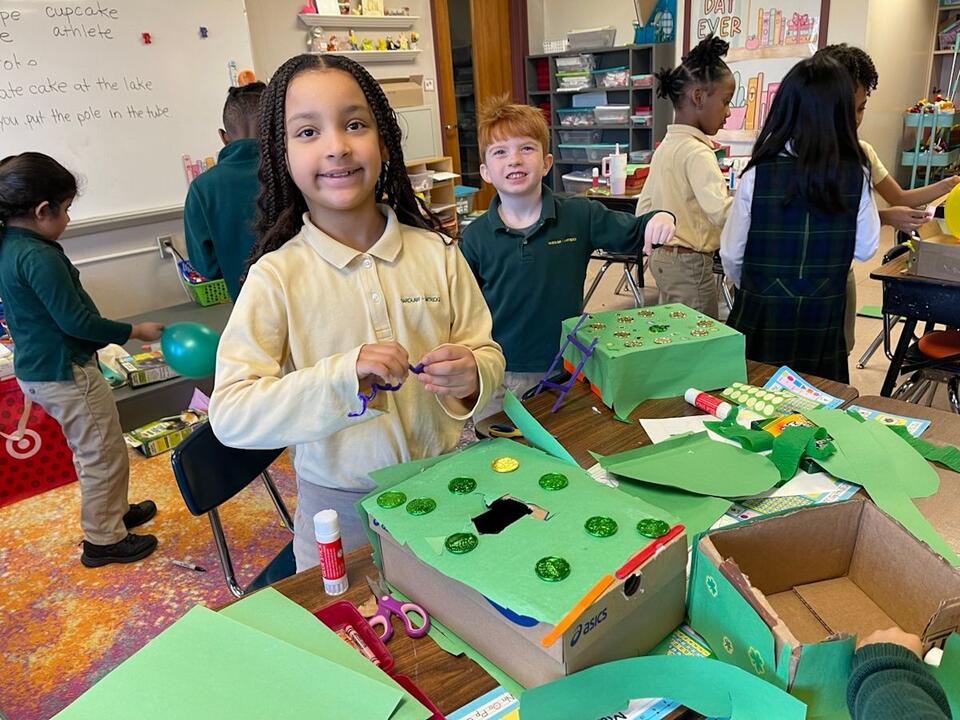 First Graders Create Leprechaun Traps for St. Patrick’s Day - NewsBreak