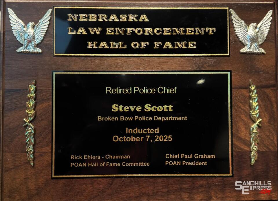 Chief Scott Placed in Nebraska Law Enforcement Hall of Fame - NewsBreak