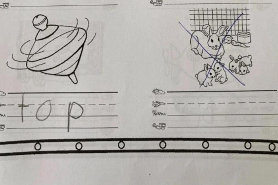 Kindergartener’s confusing homework question has parents stumped ...