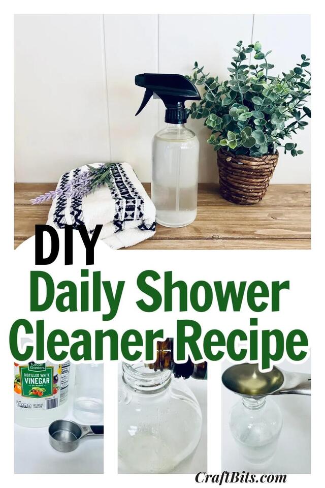 DIY Daily Shower Cleaner Recipe - NewsBreak