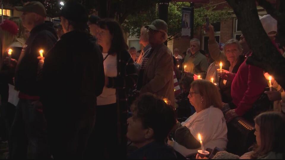 Residents gather in Stroudsburg to remember Charlie Kirk - NewsBreak