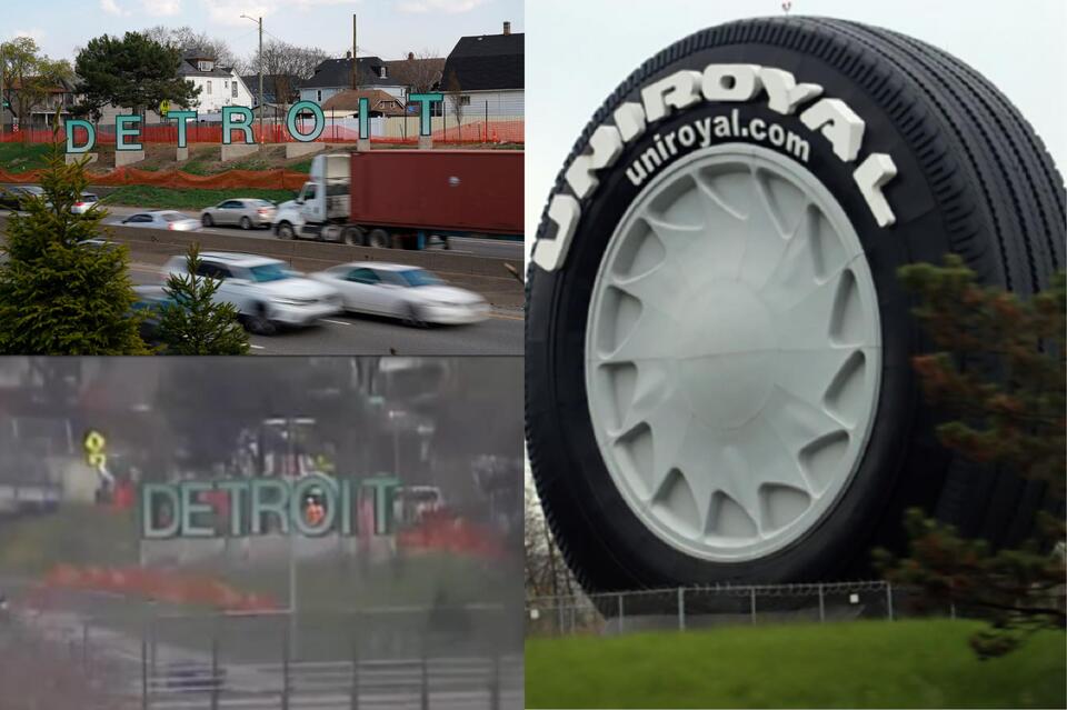 We've got the Detroit "Hollywood" sign on I-94 for the NFL Draft — but ...