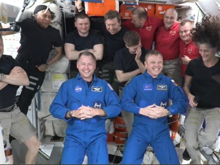 SpaceX Crew-9 team boards the ISS