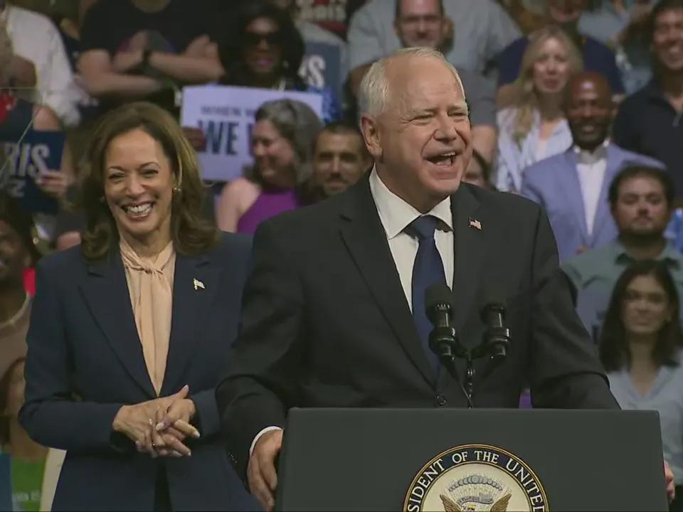 Gov Tim Walz Speaks On Gov Josh Shapiro