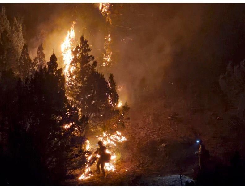 Wyoming Fire Crews Work Tirelessly Amidst Worsening Conditions - NewsBreak