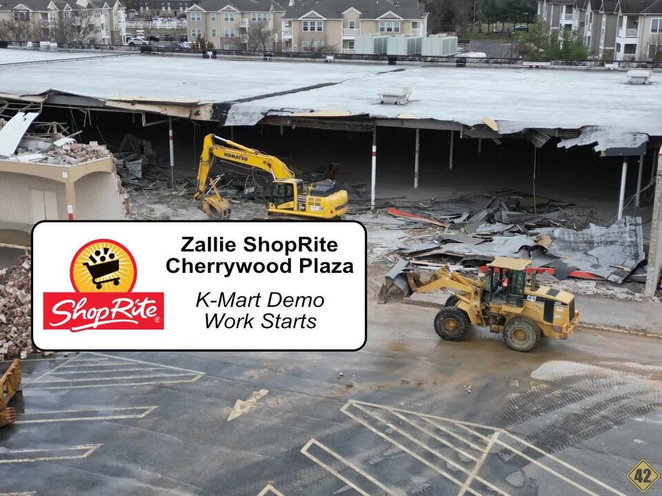 Significant Demo Work Starts For Zallie ShopRite Cherrywood Project ...