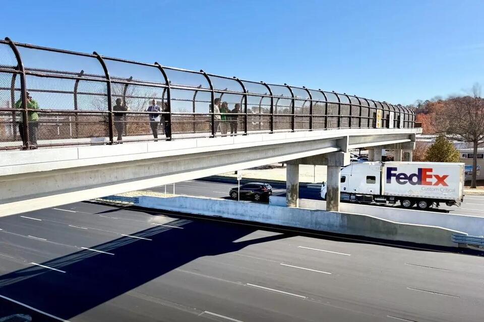 Pedestrian bridge opening completes VDOT ‘Hydraulic Road/U.S. 29 bundle ...
