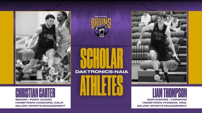 Carter, Thompson earn Daktronics-NAIA Scholar-Athlete recognition ...