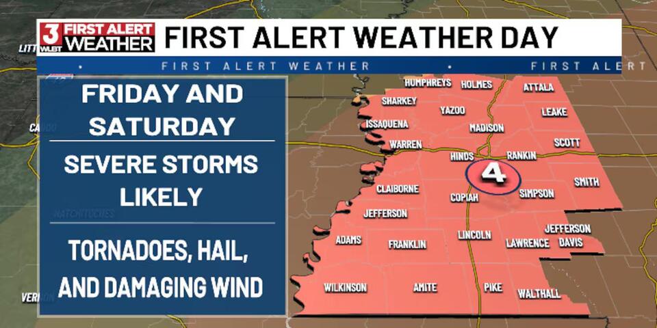 First Alert Weather Days today and tomorrow - NewsBreak