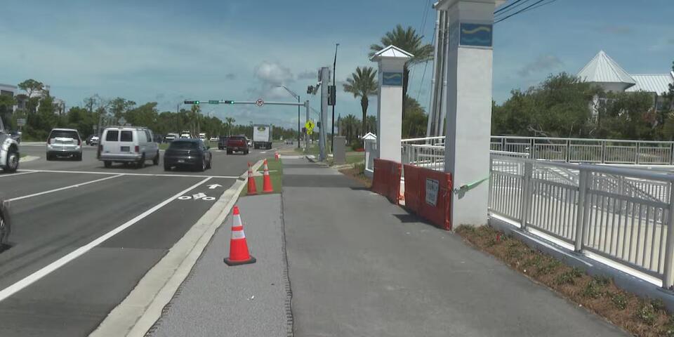 Light at the end of the tunnel? FDOT says Inlet Beach pedestrian ...