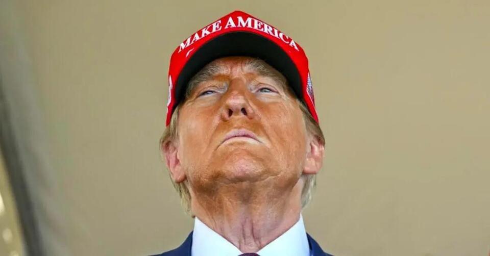 Donald Trump Ridiculed for Wearing Too Much Makeup During 'Liberation ...