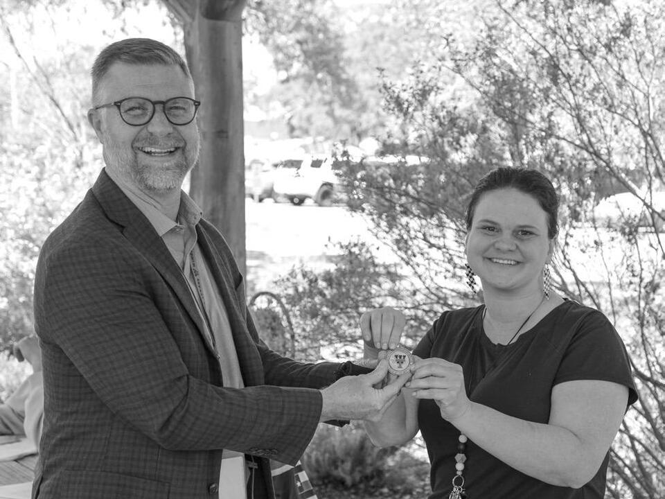 Baumann named “Texan of the Month” at WISD