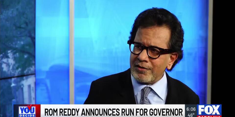 SC businessman Rom Reddy launches bid for governor, campaign says ...