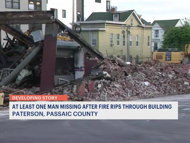 Authorities: At least 1 person missing following 7-alarm fire in Paterson