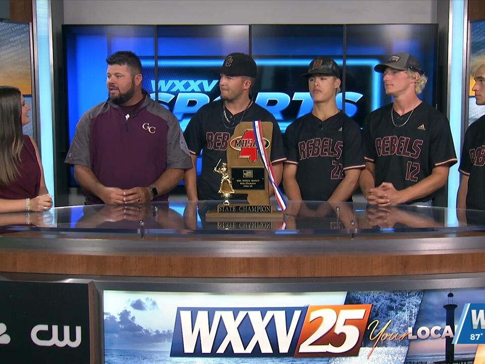 The George County Baseball team joined WXXV in studio to discuss their ...