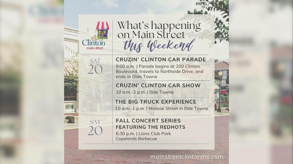Classic cars, music at Clinton’s weekend events - NewsBreak