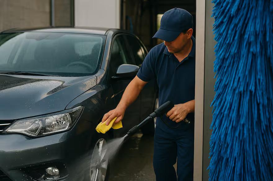 La bronca del dueño de un car wash de California ante una redada del ...