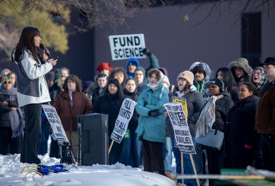 Eastern, Charleston community protest ICE funding, death of Minneapolis ...