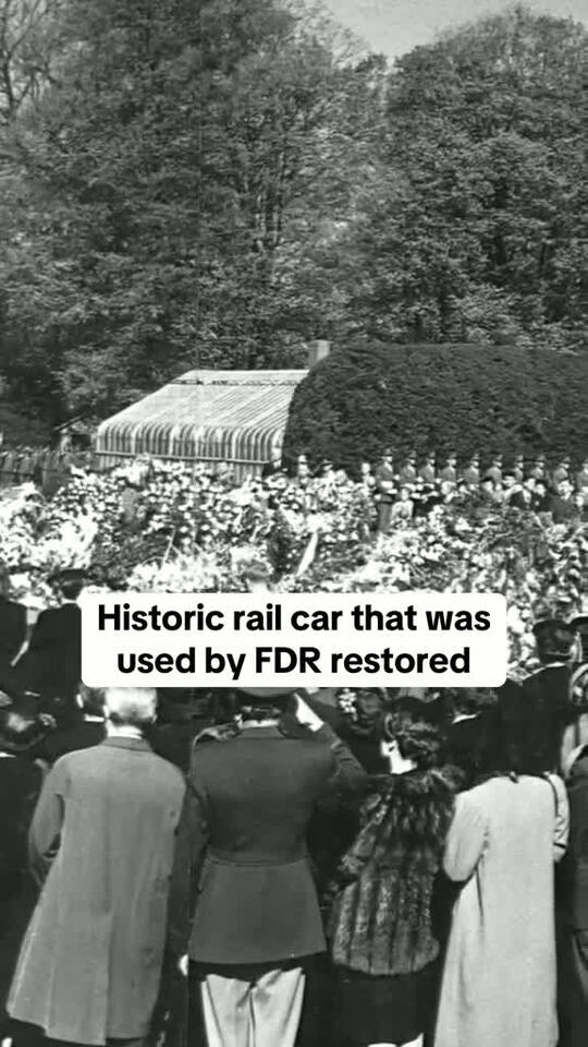 The Ferdinand Magellan, a historic rail car used by President Franklin ...