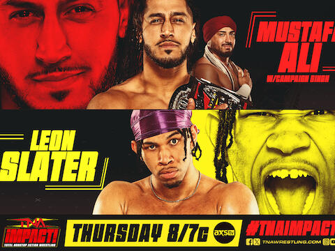 Mustafa Ali vs. Leon Slater Set for This Week’s TNA Impact
