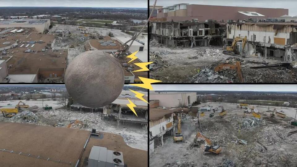 End of an Era – Demolition Photos of Missouri’s Chesterfield Mall ...