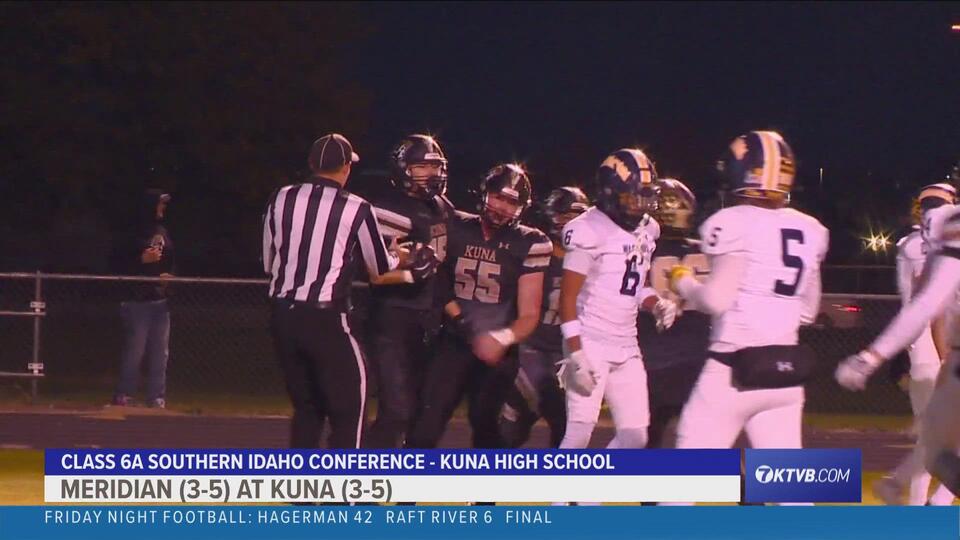 Highlights: Kuna defeats Meridian 24-13 to punch playoff ticket - NewsBreak